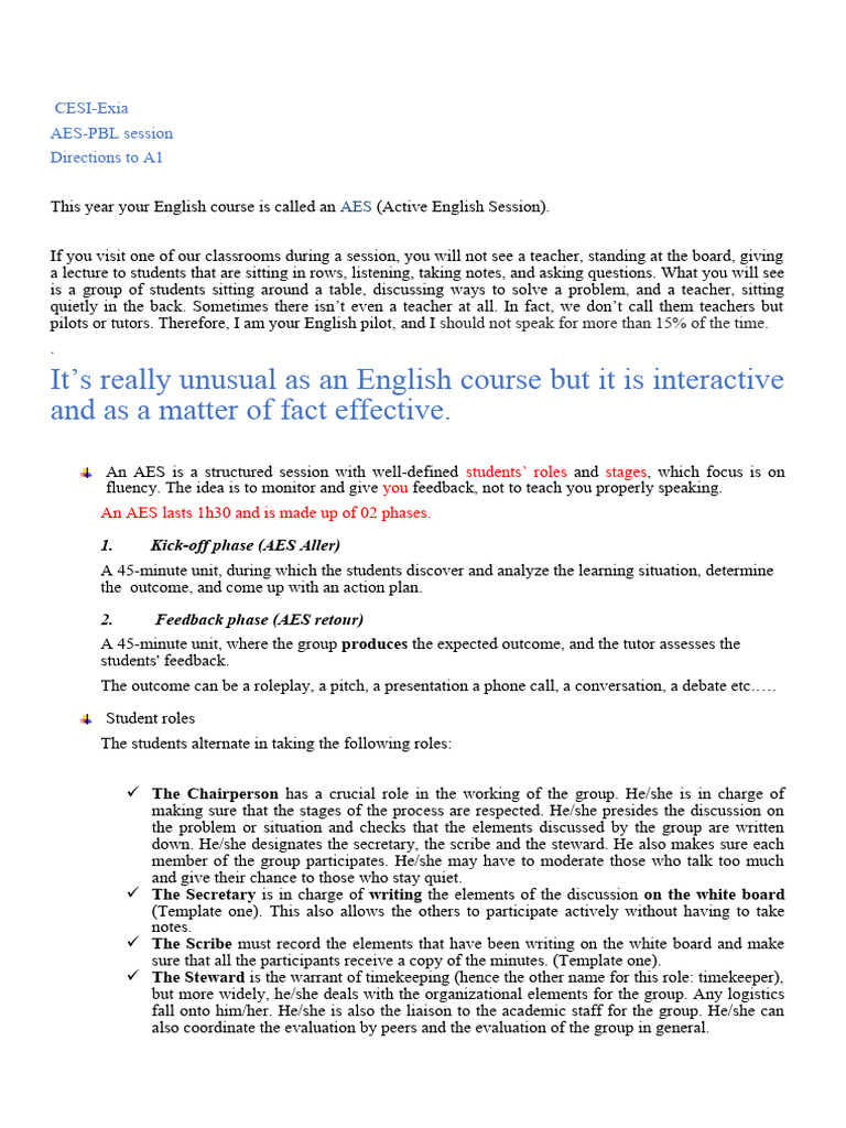 What 'S An AES | PDF | Teachers | Cognition