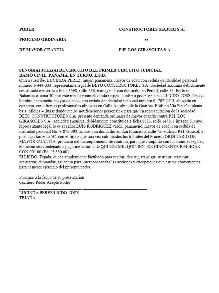 modelo de poder | PDF | Panamá
