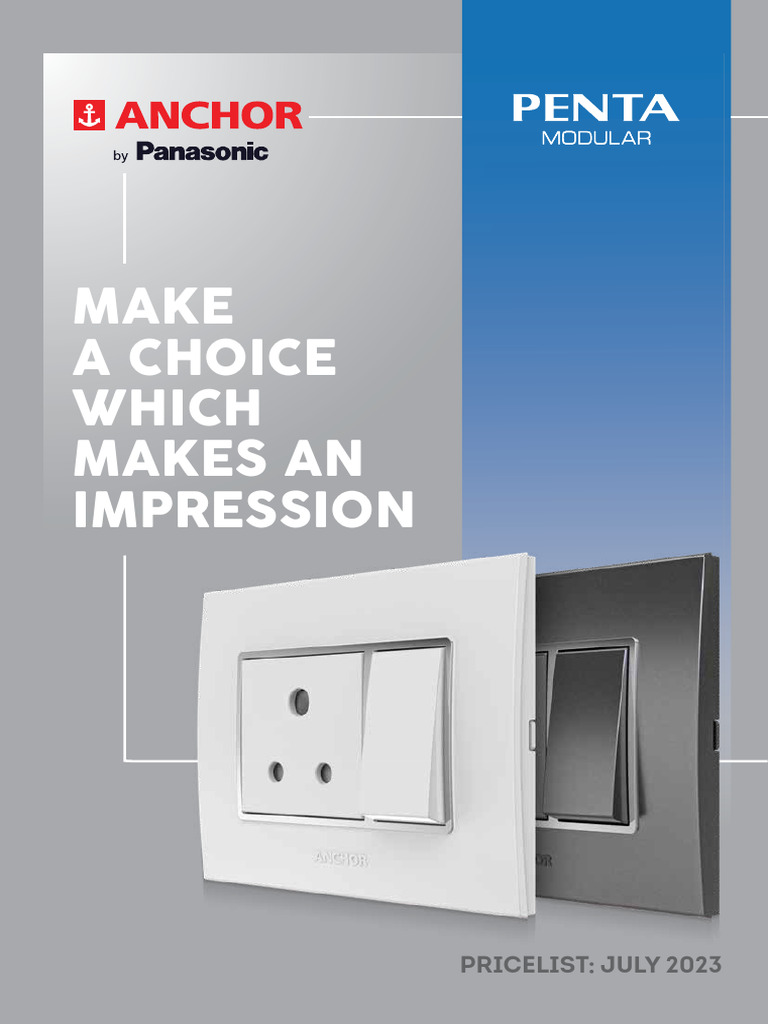 Anchor Penta Modular Price List 2023 | Download Free PDF | Electrical ...