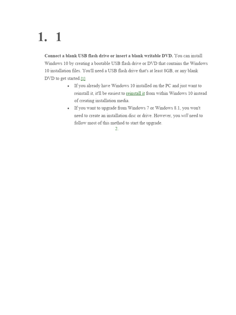 Connect A Blank USB Flash Drive or Insert A Blank Writable DVD. You Can ...