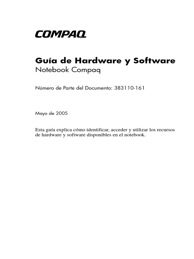 COMPAQ PRESARIO M2000 Manual | PDF | Hardware de la computadora ...