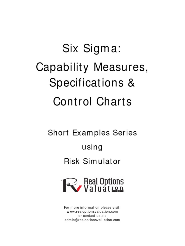 Six Sigma Capability Measures & Control Charts | PDF | Standard ...