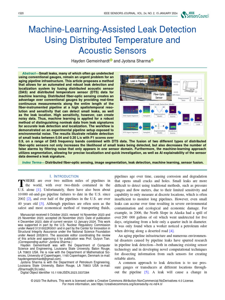 2024 - Machine-Learning-Assisted Leak Detection Using Distributed Temperature and Acoustic ...