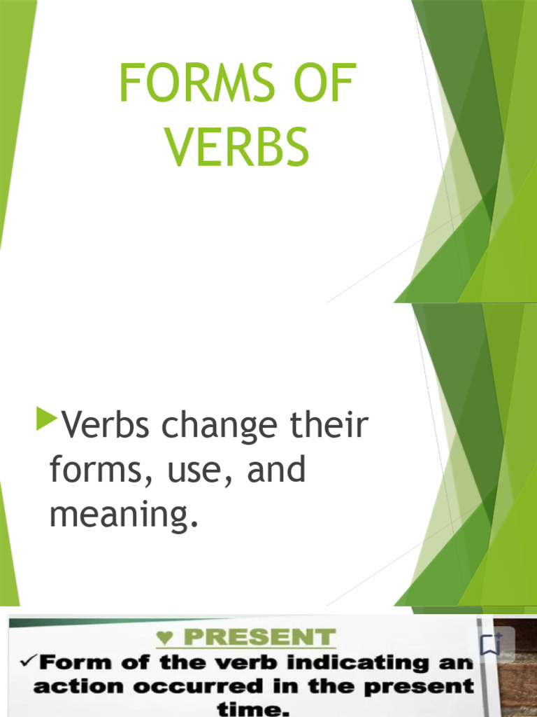 Forms of Verb | PDF