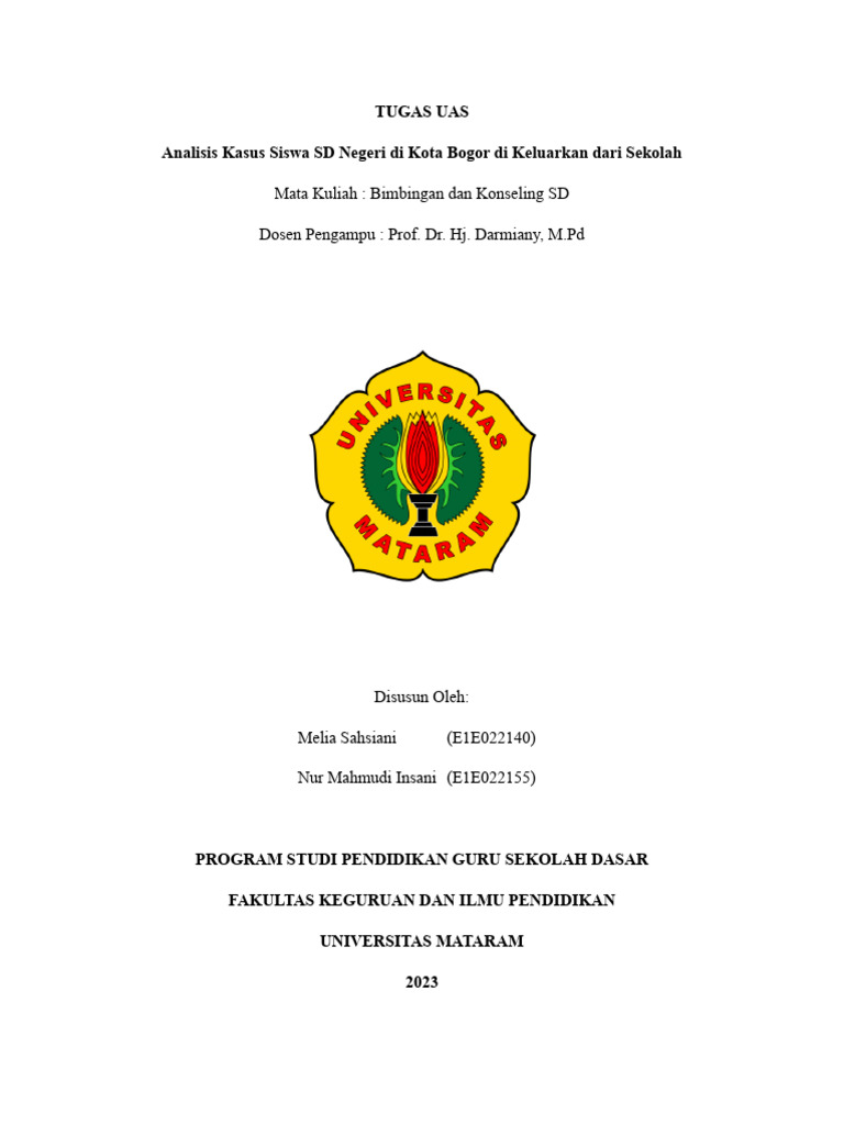 Uas BK | PDF