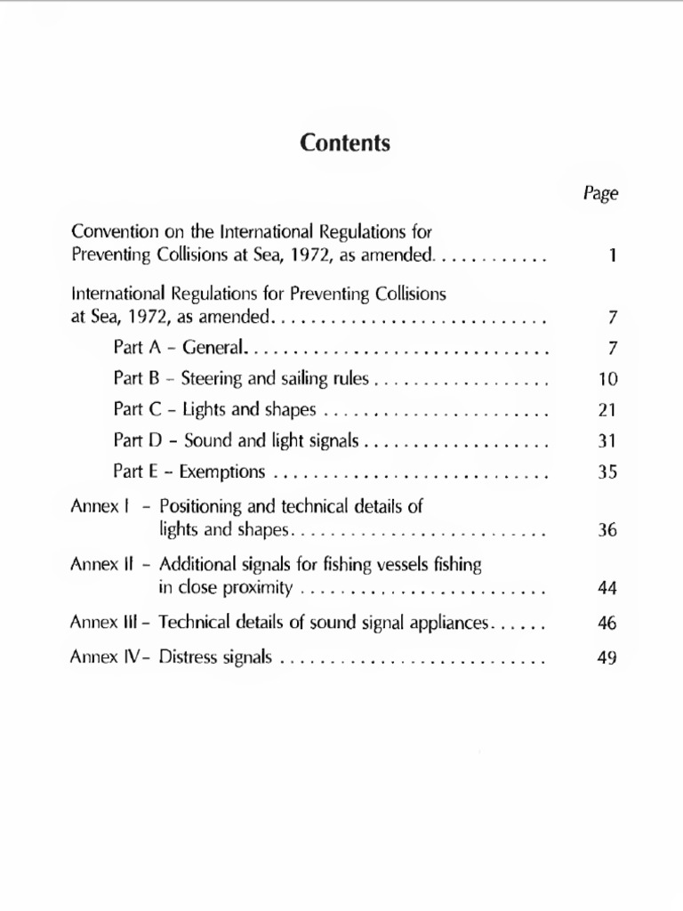 COLREG | PDF
