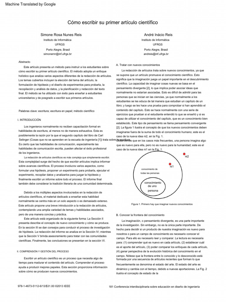 How To Write Your First Paper 06526784 Pdf Pensamiento Experimentar 