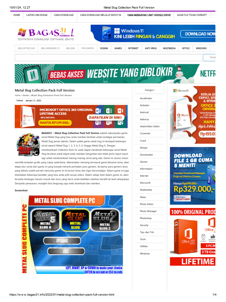 Metal Slug Collection Pack Full Version | PDF