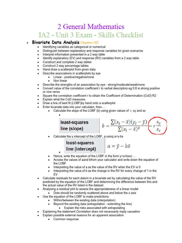 IA1 Checklist | PDF | Latitude | Longitude