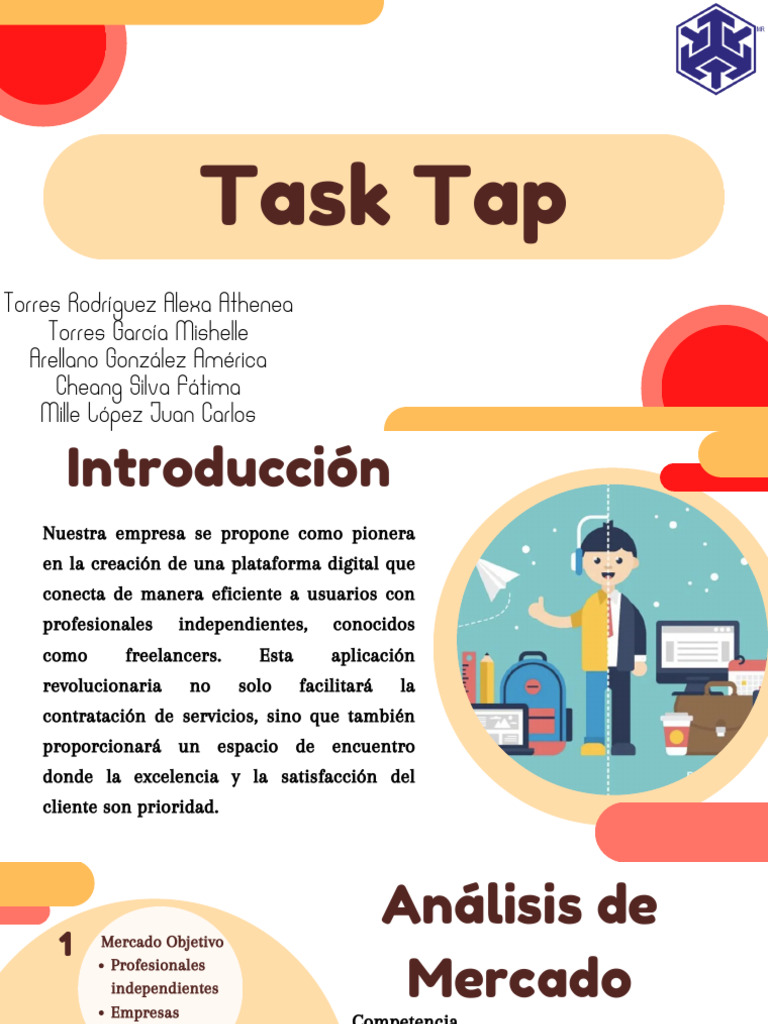Presentación TASK TAP | PDF | Análisis FODA | Marketing