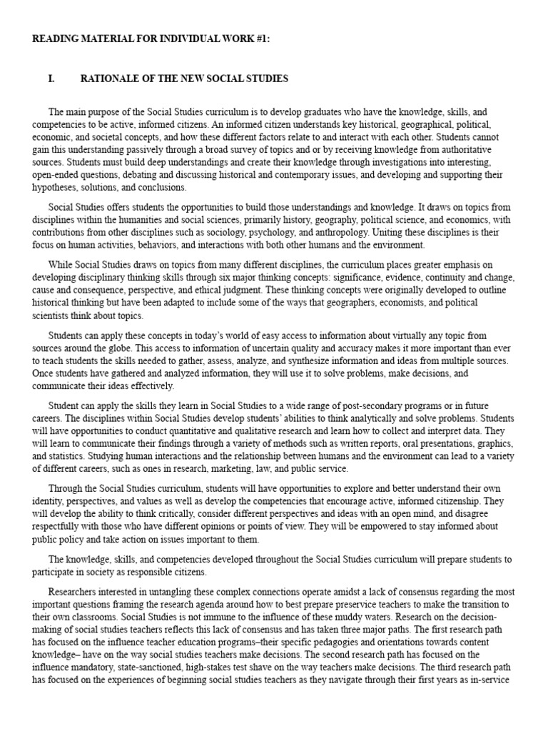 Tasss - W2 L1 T4 Reading Material For Individual Work #1 | PDF ...