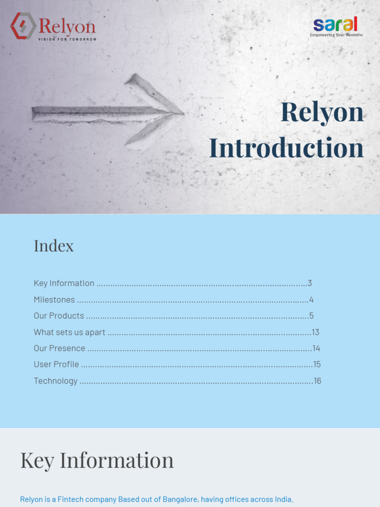 Relyon Softech Company Profile | PDF | Taxes | Payroll