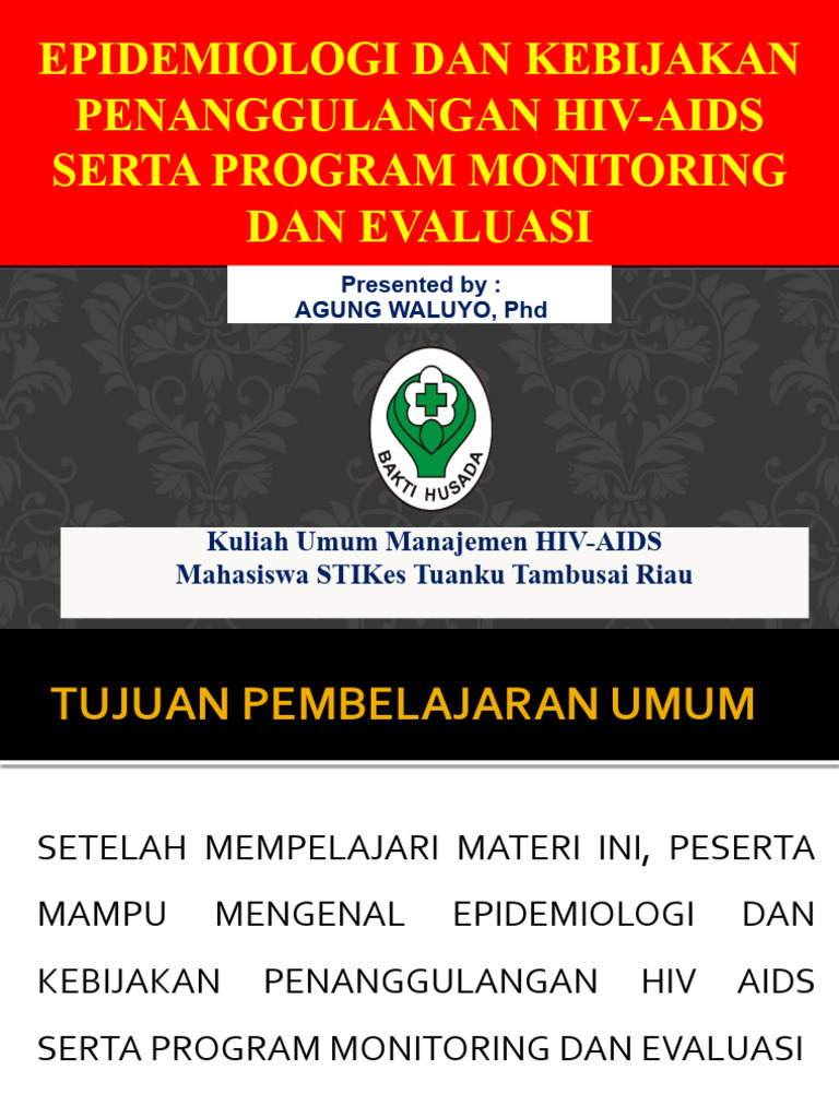 Epidemiologi Dan Kebijakan HIV AIDS Riau Ang.1 | PDF
