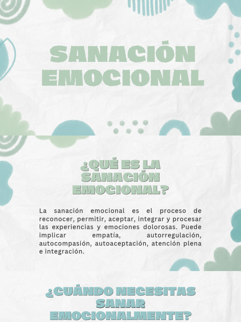 Proceso de Sanación Emocional | PDF | Las emociones | Curación