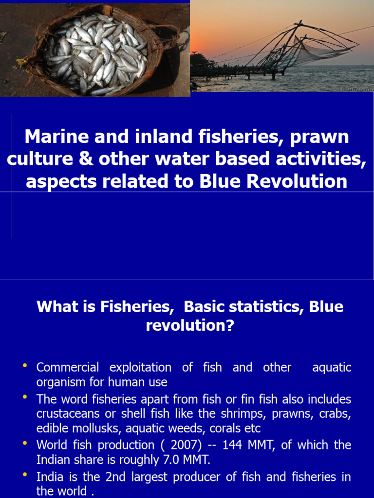 Inland vs Marine Fisheries Overview | PDF | Fishery | Agriculture