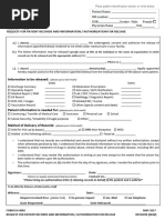 MRD Requisition Form | PDF