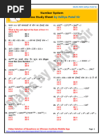 Number System 08 (MahaBharat Batch) | PDF | Discrete Mathematics | Ring Theory