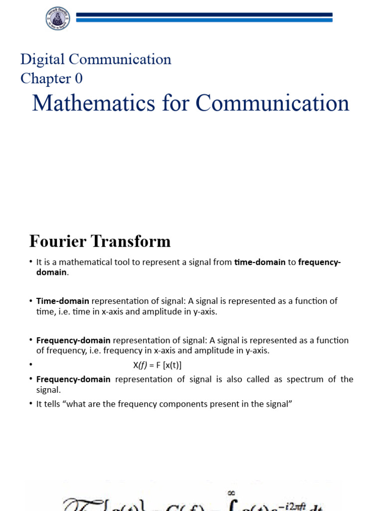 Digital Communication Chapter 0 | PDF