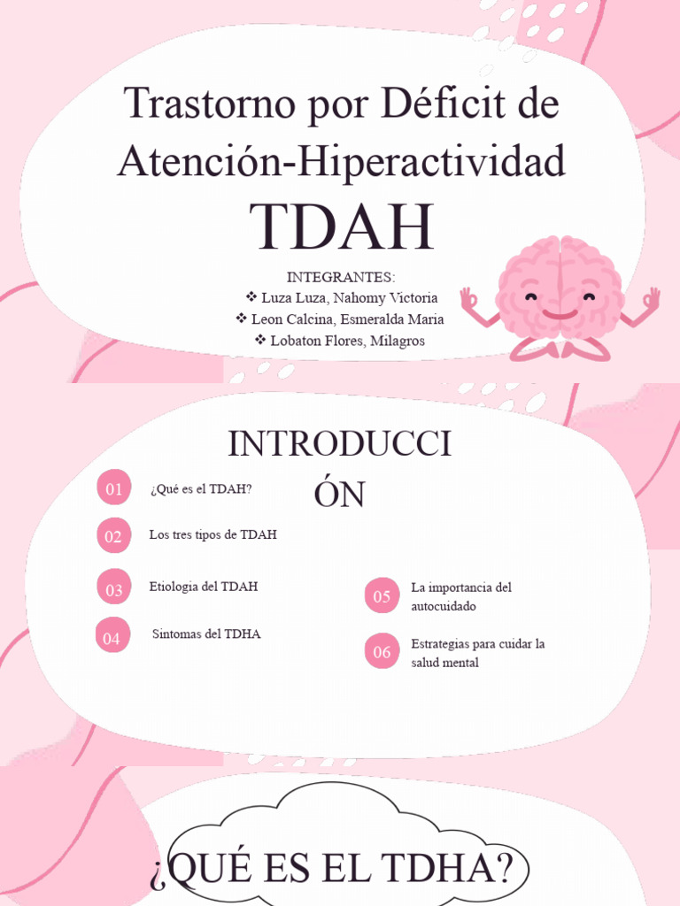 Guía Completa sobre el TDAH | PDF | Desorden hiperactivo y deficit de ...