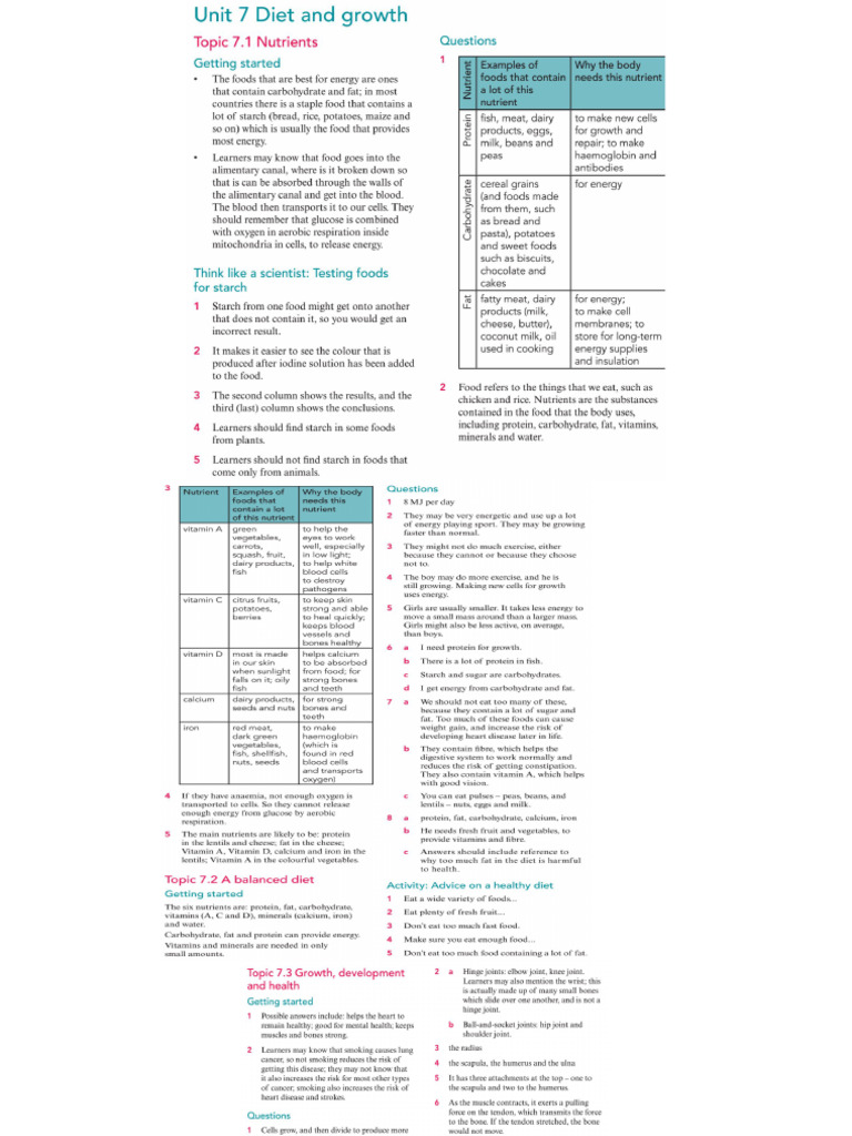 Learner+Book+Answers+ +grade+7 | PDF