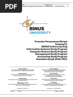 Panduan Penulisan Skripsi Binus 2024 | PDF