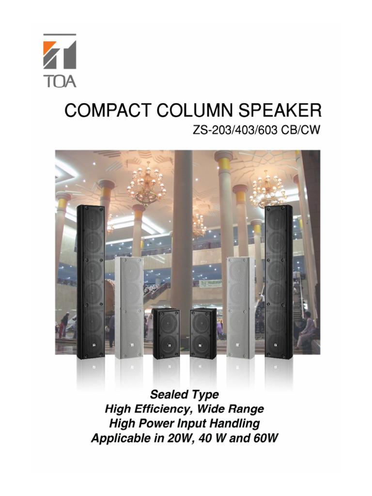 Compact Column Speaker | PDF