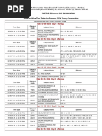 RTU 5th Sem Exam Time Table 2024-25 | PDF | Academic Term | Engineering
