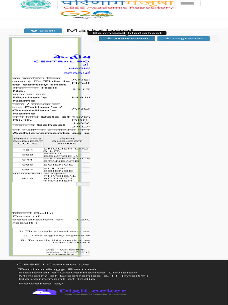 Search Record CBSE Academic Repository | PDF