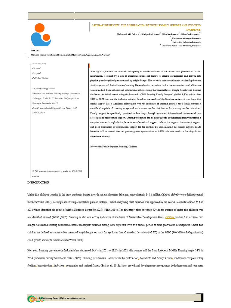Revisi Manuscript MAZ | PDF | Human Development