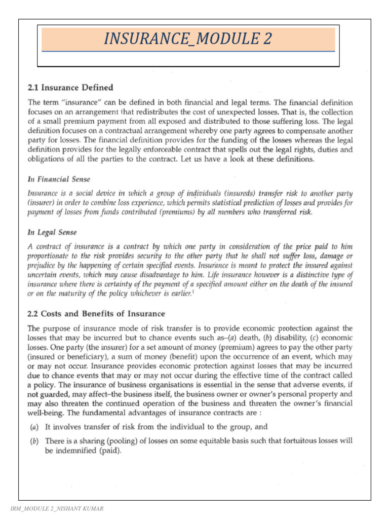 Module 2 - Irm | PDF