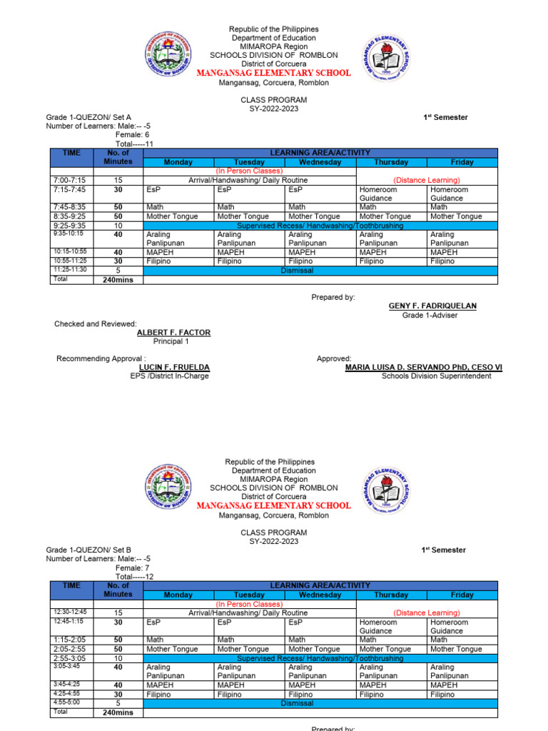 Classroom Prog 2023 | PDF | Schools | Learning