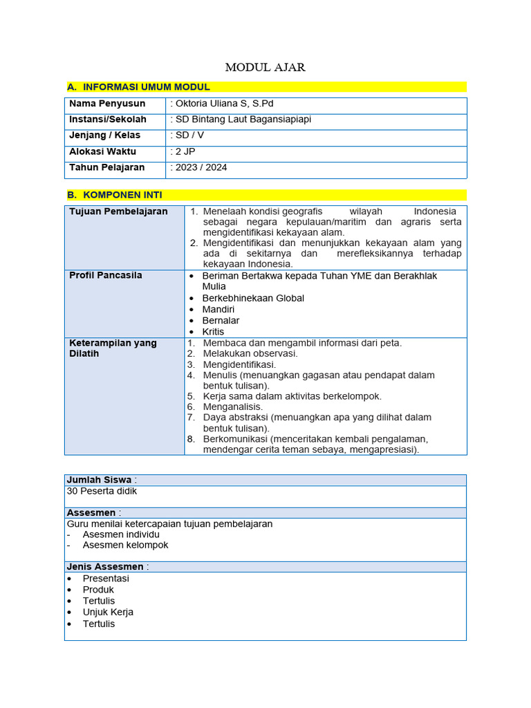 BAB 6 - MA IPAS Kls 5 | PDF