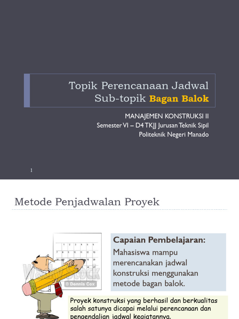 Contoh Bagan Balok Proyek Konstruksi | PDF
