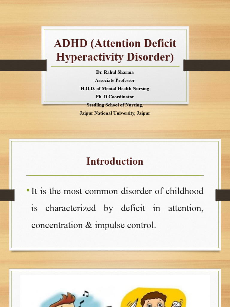 ADHD Disorder | PDF | Attention Deficit Hyperactivity Disorder | Prenatal Development