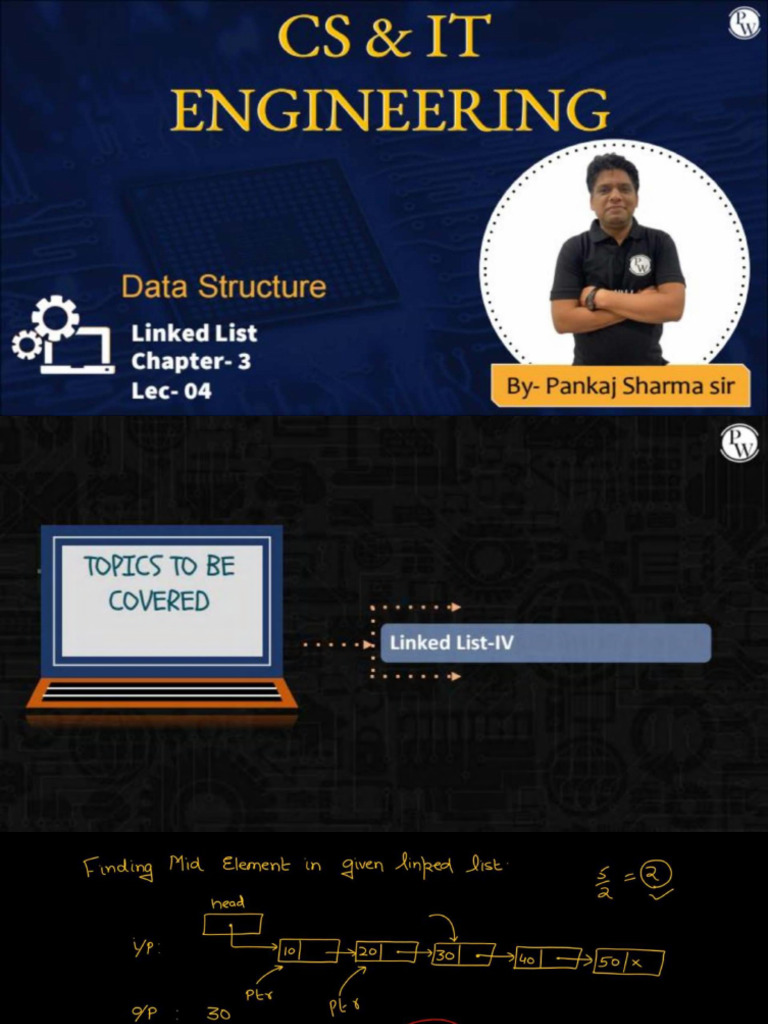 Linked List 04 - Class Notes - Parakram GATE 2024 Computer Science ...