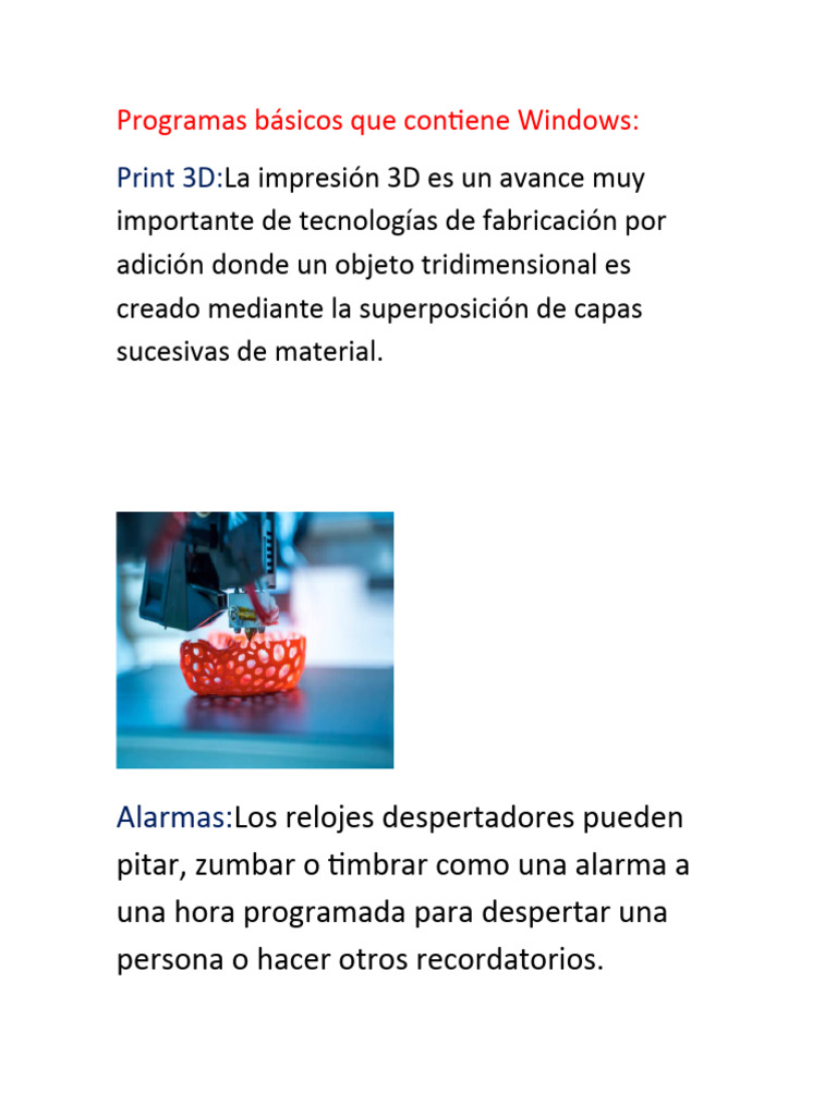 Programas Básicos de Windows | PDF