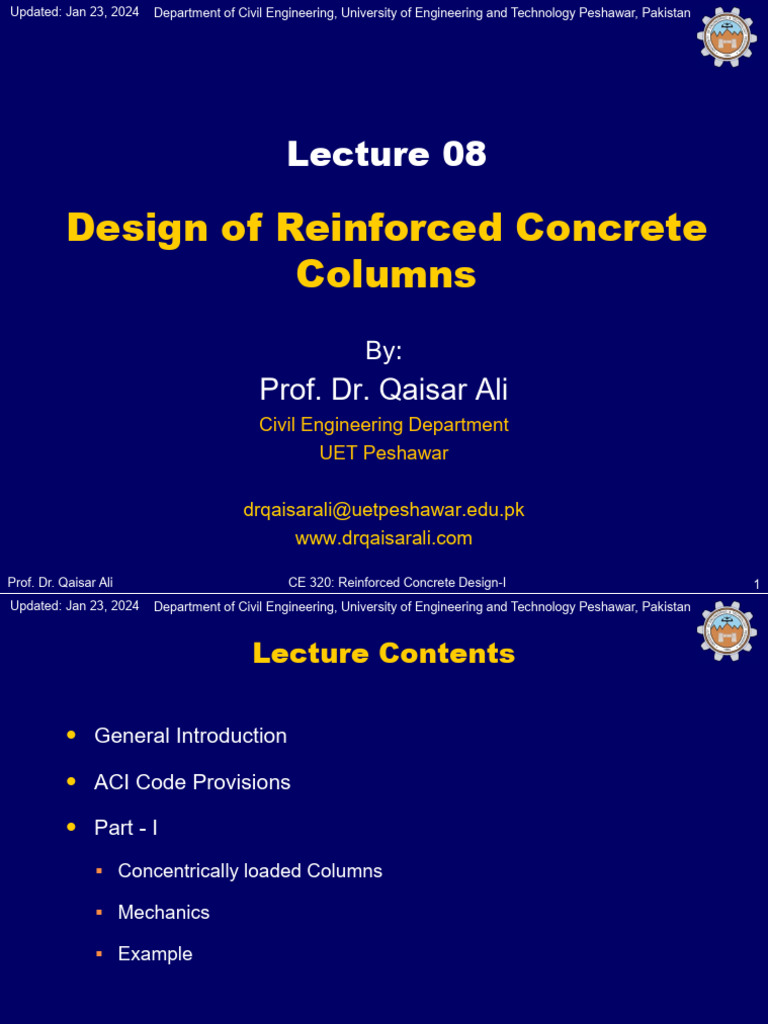 Color-Version-Lecture-08_Design-of-Reinforced-Concrete-Columns | PDF ...