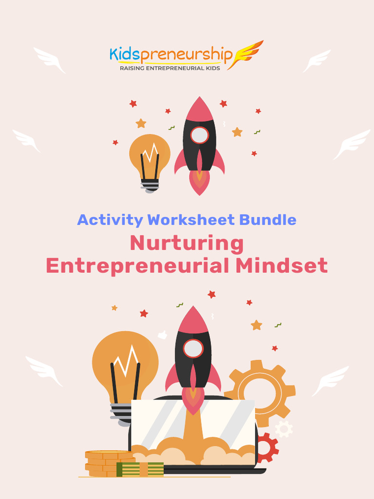 Worksheet Bundle Kidspreneurship | PDF | Entrepreneurship | Mindset