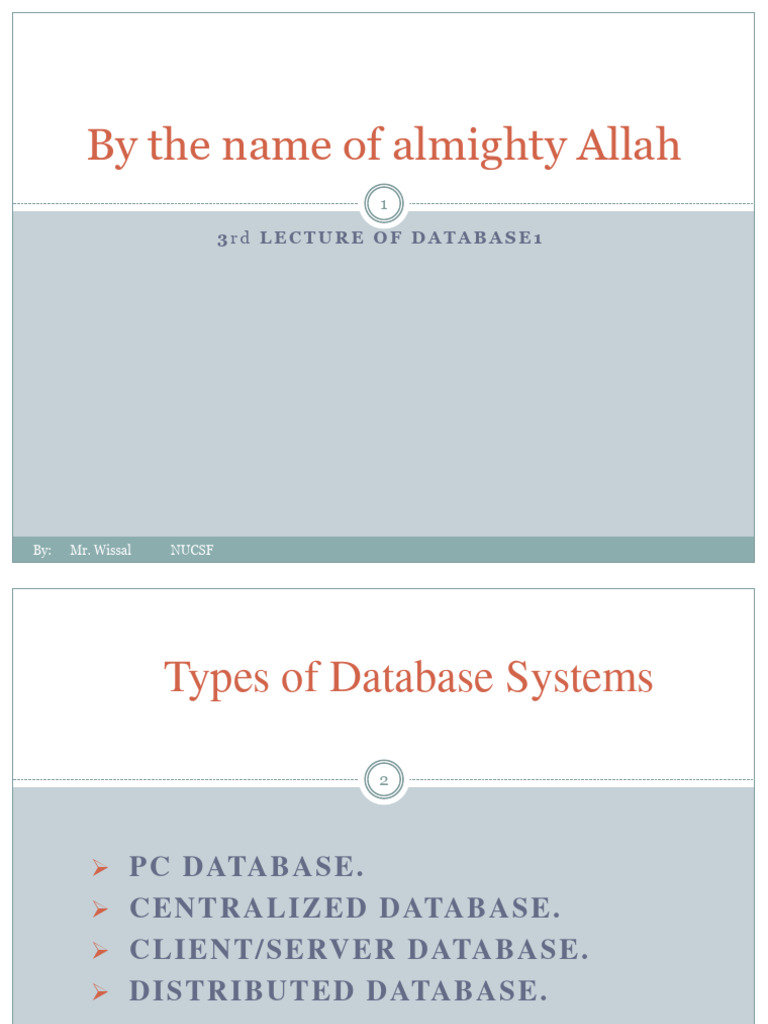 4th F.Database System DB | PDF | Databases | Client–Server Model