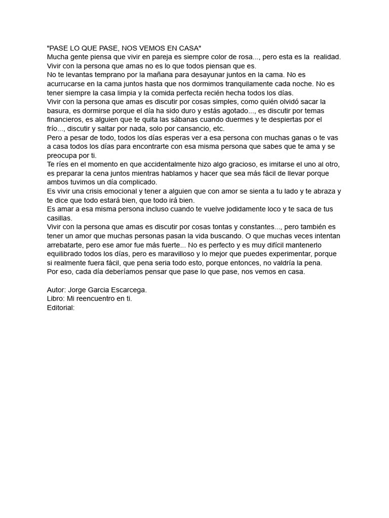 pase lo que pase. | PDF