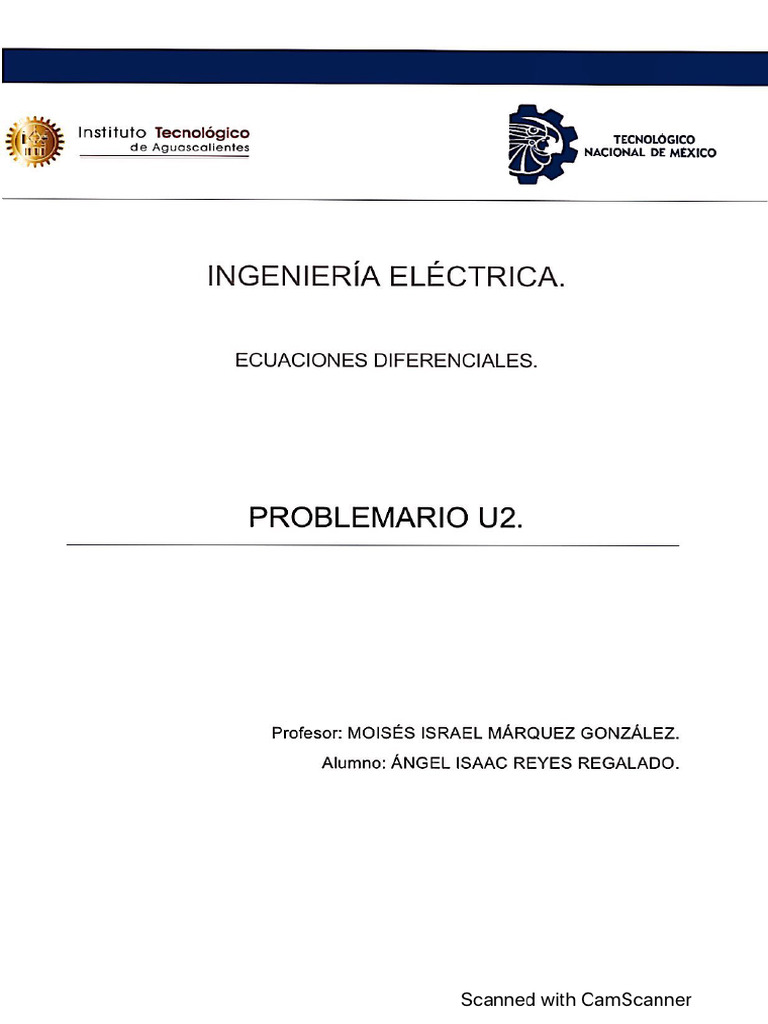 Problemario U2 Reyes Regalado Angel Isaac | PDF
