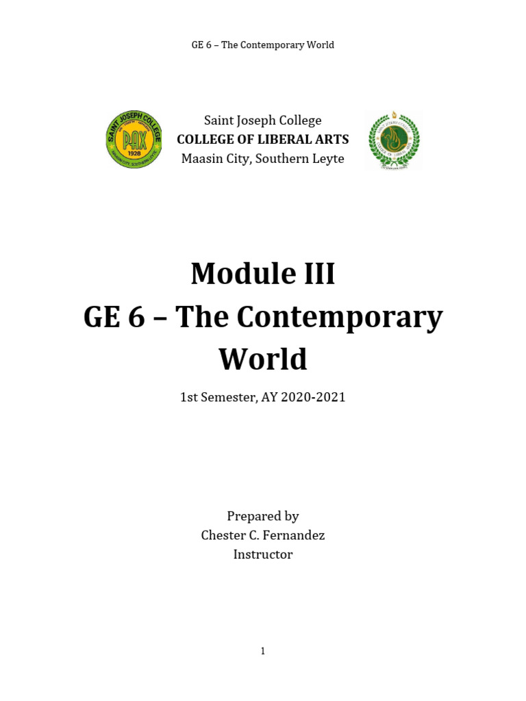 GE 6 Module 4 Part 1 | PDF | Poverty | Poverty & Homelessness