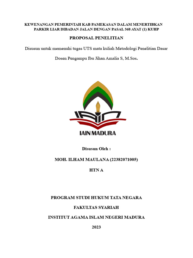 Uas Penelitian Moh. Ilham Maulana 02 | PDF
