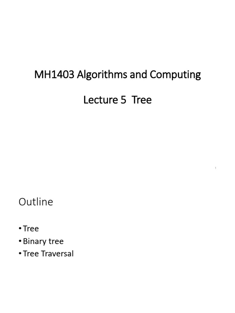 Lecture05 Tree Pdf Queue Abstract Data Type Algorithms And Data Structures 6147
