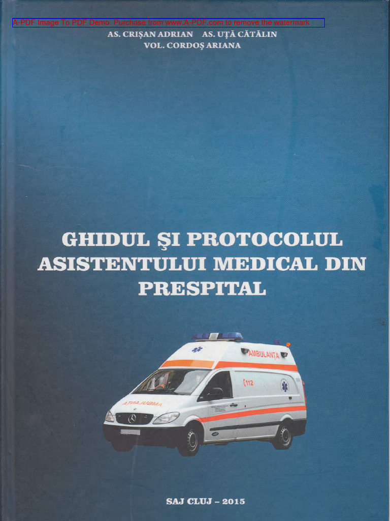 Ghidul Si Protocolul Asistentului Medical Din Prespital - Compress | PDF