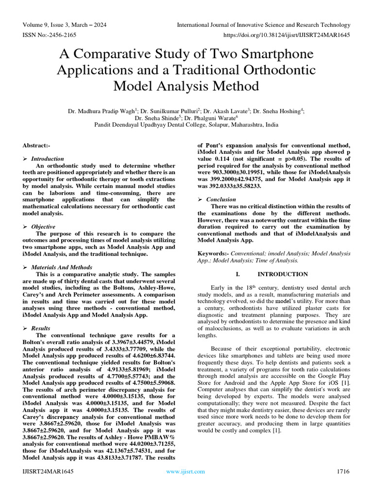A Comparative Study of Two Smartphone Applications and A Traditional ... A Comparative Study of Two Smartphone Applications and A Traditional ...
