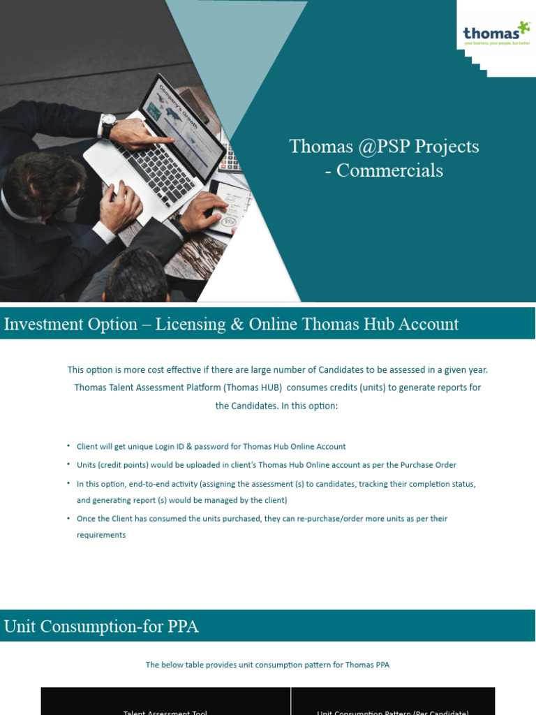 Thomas @PSP Projects - Commercials | PDF | Business | Economies