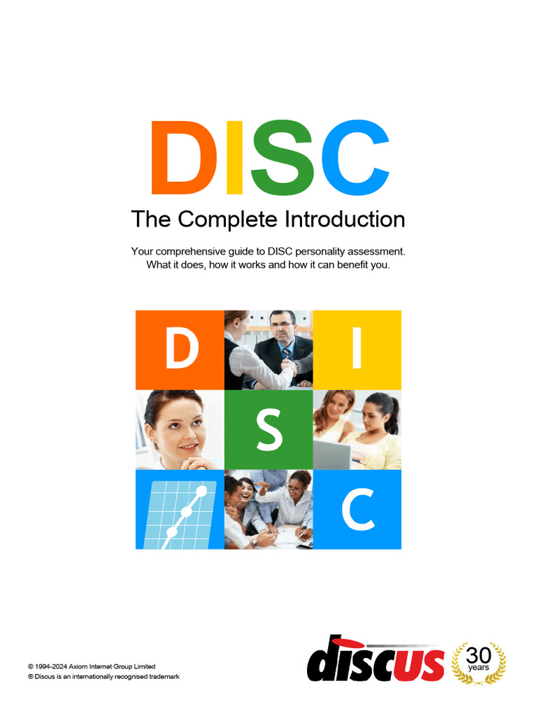 Disc The Complete Introduction | PDF | P Value | Leadership