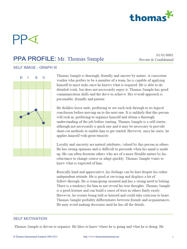 PPA Profile | PDF