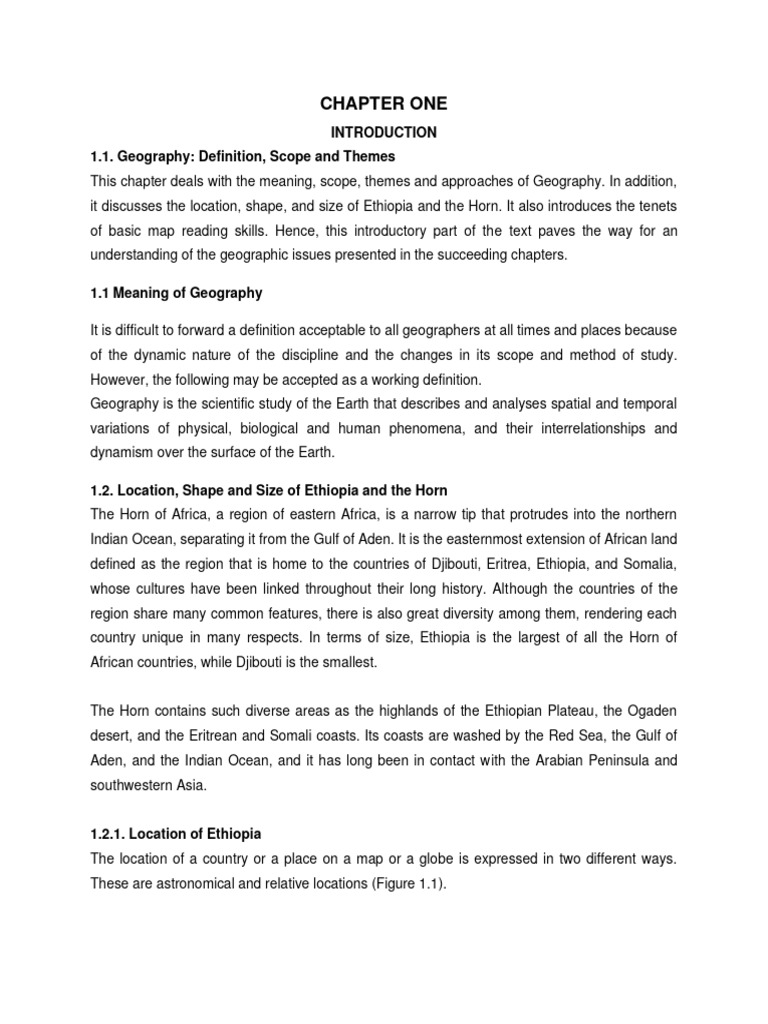 Geography Lecture Notes 14 (Chapters 1-3) | PDF | Map | Rock (Geology)